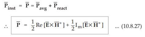 Poynting Vector And Poynting Theorem Electromagnetic Waves