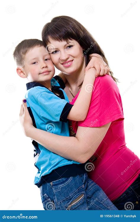 Mother And Son Bonding Together Stock Photo Image Of Parent Portrait