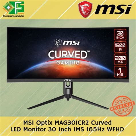 Jual Msi Optix Mag Cr Led Gaming Inch Curved Va Panel Hz Ms Wfhd X Shopee