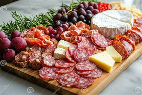 Gourmet Charcuterie Display Elegantly Arranged Charcuterie Platter With Cured Meats Artisan