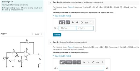 Solved Learning Goal Part A Calculating The Output