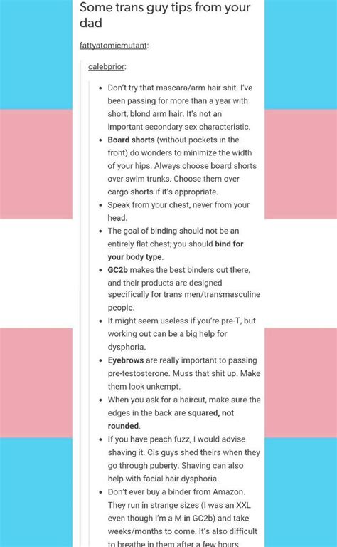 Pin By Jae Oliveira On Queer Ftm Transgender Tips Transgender Ftm