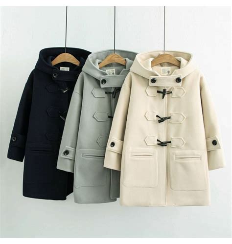 떡볶이코트 두꺼운 학생 더플 코트 오버핏 가을 여성 여친룩 롱 떡볶이 모직 맥 각단추 학생 여학생 겨울 티몬