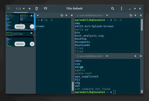 Dlaždicový Terminál Tilix Arch Linux Cz