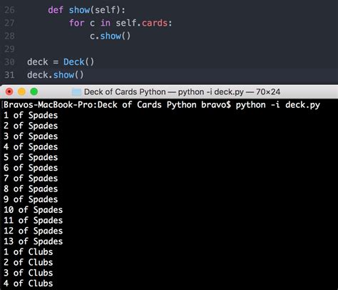 Build A Deck Of Cards With Oo Python By Anthony Tapias Medium