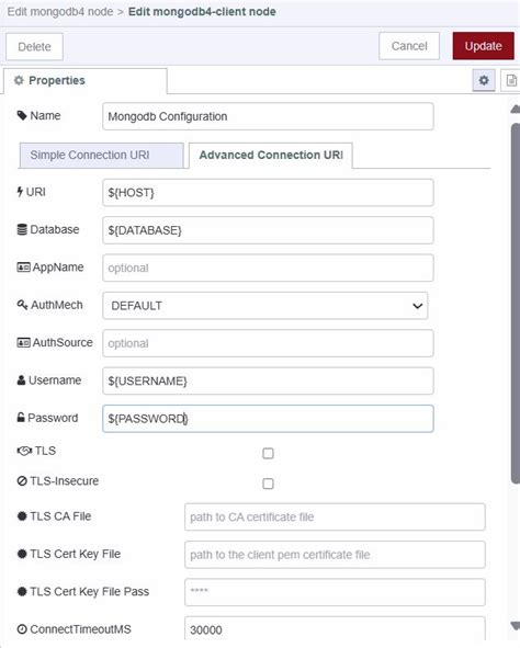 Using MongoDB With Node RED FlowFuse