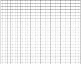 Graph Paper Graph Note Paper Graph Notebook Paper Printable Etsy