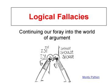 Logical Fallacies Presentation Free To Download
