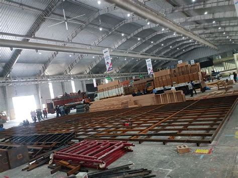 Works Starts For Acetech Bangalore Concrete Expo And Broadcast 18