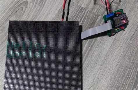 esp32开发板的hub75 hub75e适配板 立创开源硬件平台