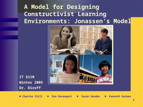Ppt 1 A Model For Designing Constructivist Learning Environments