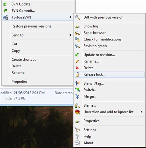 Tortoisesvn SVN File Locked By Me Now Cannot Commit It Stack Overflow Tortoisesvn SVN File Locked By Me Now Cannot Commit It Stack Overflow