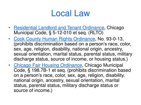 Ppt Illinois Issues Landlord Tenant Law Powerpoint Presentation Free