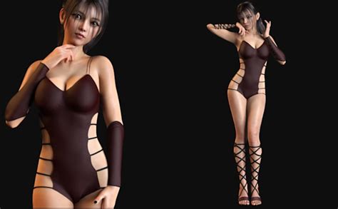 Personaje realista en 3d arte nsfw modelo daz3d retopología textura pbr plataforma ue5