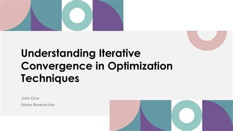 Understanding Iterative Convergence In Optimization Techniques Ppt Sample St Ai Ppt Template
