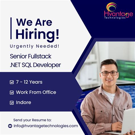 Hvantage Technologies Inc Usa On Linkedin Seniorfullstackdotnetsqldeveloper Sqldeveloper