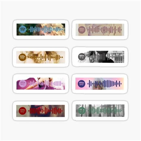 Spotify Codes Taylor Swift Stickers Redbubble