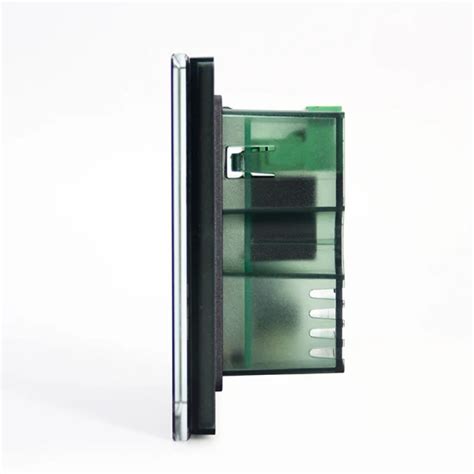 Smart Hotel Customized Rs485 Touch Tempered Crystal Glass Panel Wall Switch Rs485 Modbus Panel