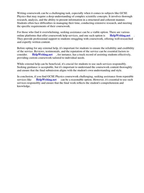 Gcse Physics No Coursework Pdf Facebook Linked In