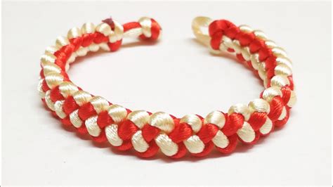 Ipdan Chiroyli Va Oson Yasaladigan Braslet Yasaymiz Ipdan Narsa Yasash Youtube