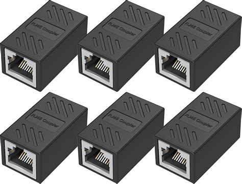 Ailvlvng Rj45 Coupler Ethernet Coupler Cat8 Cat7 Cat6 Cat5e Ethernet Cable Extender