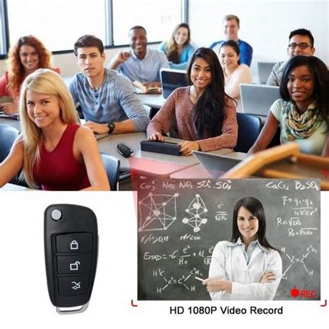 Black Mini 1080p Car Key Remote Spy Camera Night Vision For Security At Rs 5500 In New Delhi