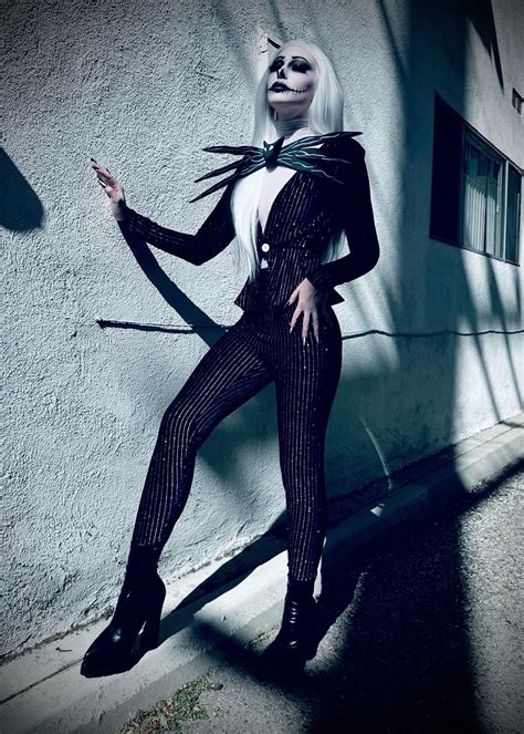 Jack Skellington Womens Female Costumes Cosplay Halloween Halloween
