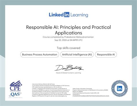 Prabakaran Balasubramanian On Linkedin Certificate Of Completion