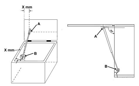 Small Gas Struts For Furniture Cabinets Small In Size