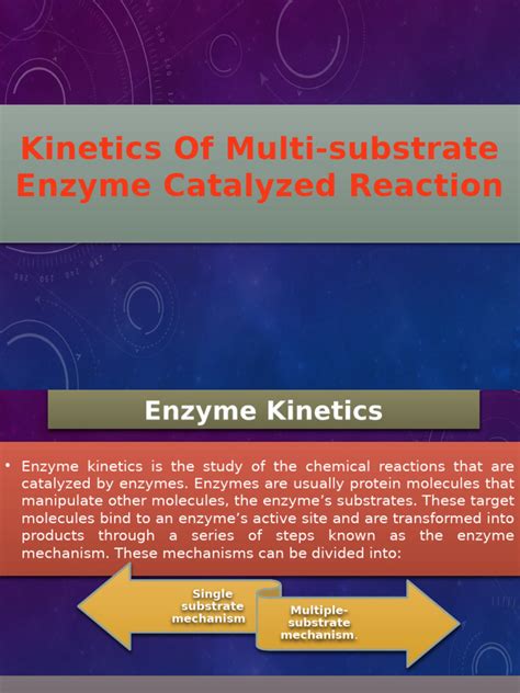 Multi Substrate Enzyme Kinetics Pdf