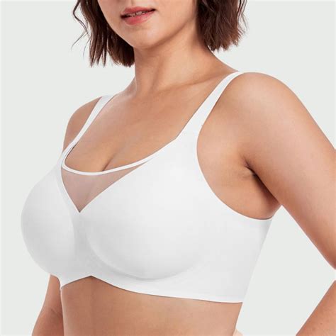 Aoksee Womens Bras Plus Size Wirefree Bra Comfortable Bras For Women