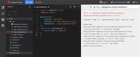 Samples Do Not Work In Stackblitz · Issue 2814 · Igniteuiigniteui