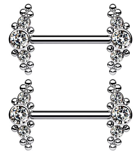 Diamond Nipple Rings