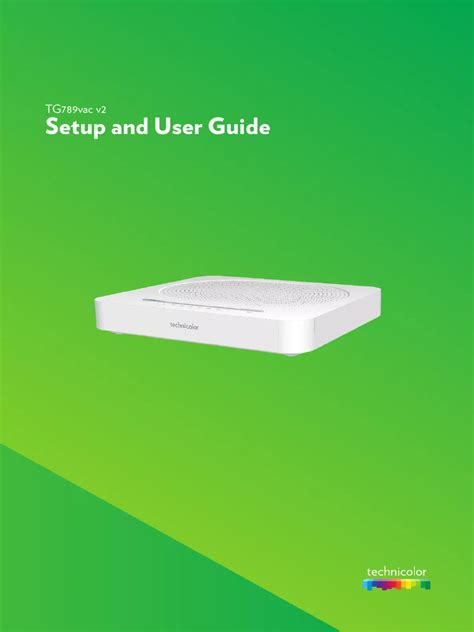 Manual De Instruções Technicolor Tg789vac V2 88 Páginas Pdf