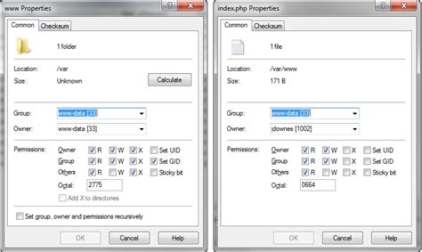 linux setting permissions on var is not working correctly for