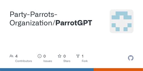 Github Party Parrots Organizationparrotgpt
