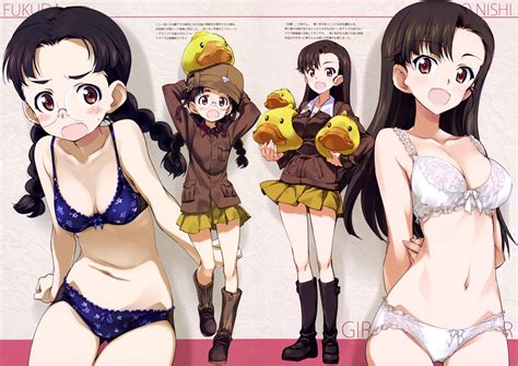 ガールズパンツァー西絹代 福田倉嶋丈康 壁紙 tsundora