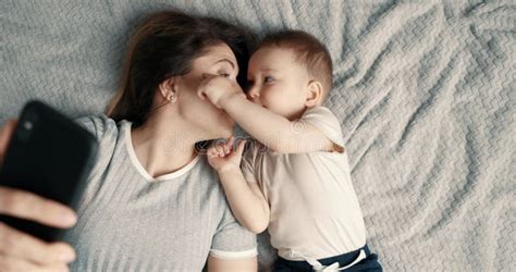 Mom Phone Stock Footage Videos Stock Videos