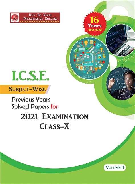 Years Solved Papers ICSE Year For Examination Class X ICSE Ten Year Class