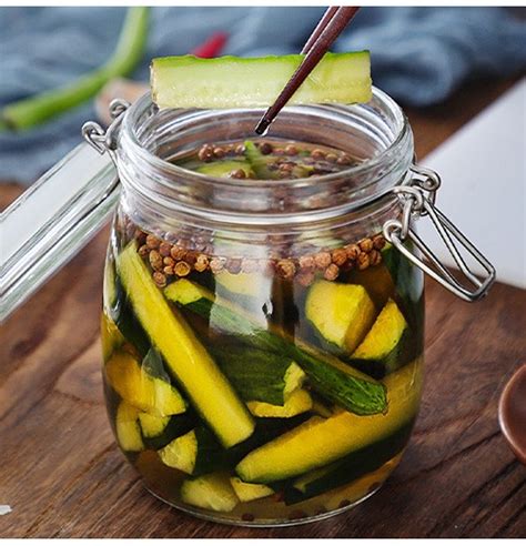 Wholesale Pickle Diy Fermentation Food Lead Free Storage Glass Jar