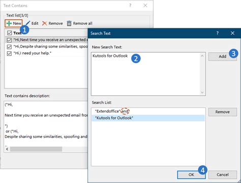 Never Block Emails By Message Content In Outlook