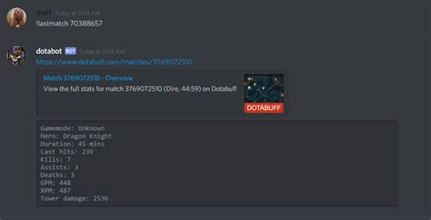 GitHub Matekdev Dotabot A Discord That Gathers API From Dota And Displays It In Chat