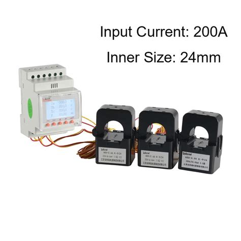 Acrel Din Rail Solar Energy Meter 3 Phase Electric Meter 200a Input With Zero Export Function