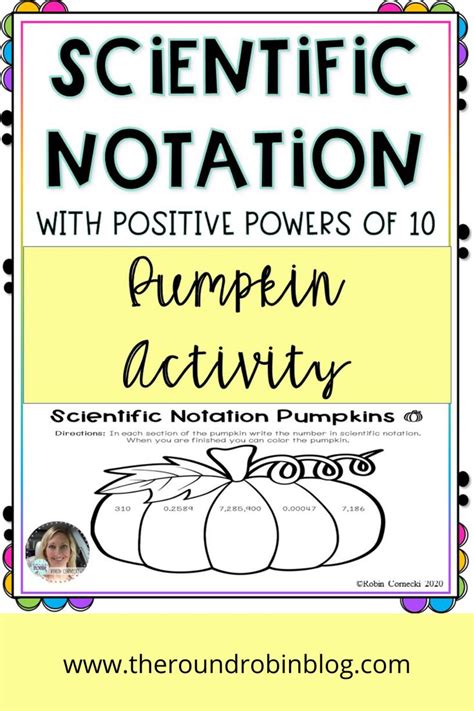 Scientific Notation Coloring Activity Scientific Notation Notations Color Activities