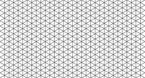 Isometric Graph Paper Perspective Grid Template For Architect Engineering Seamless Pattern