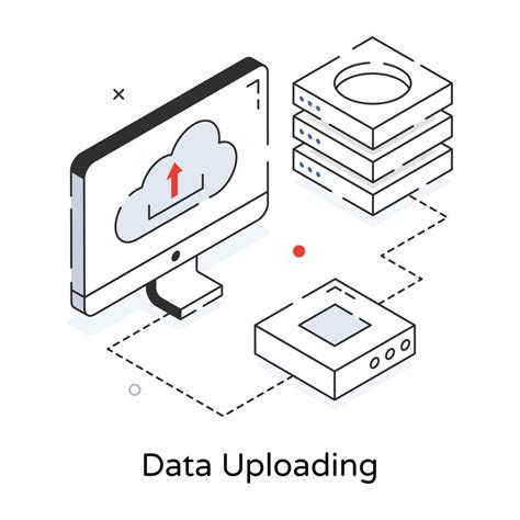 Trendy Data Uploading 19547655 Vector Art At Vecteezy