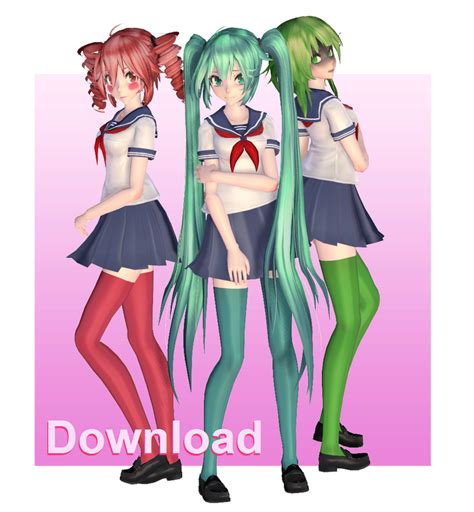 Mmd Yansim Miku Teto Gumi Download By Femalest On Deviantart