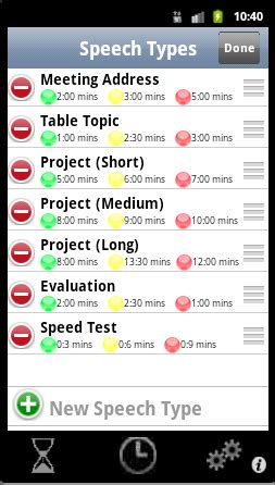 Speech Timer For Android Progress Basil Salad Software
