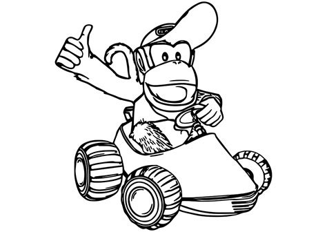 Mario Kart Drawing Free Download On Clipartmag