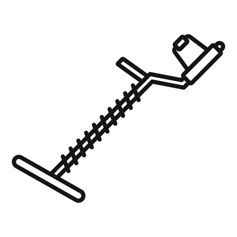 Handle Metal Detector Icon Outline Style 14645607 Vector Art At Vecteezy